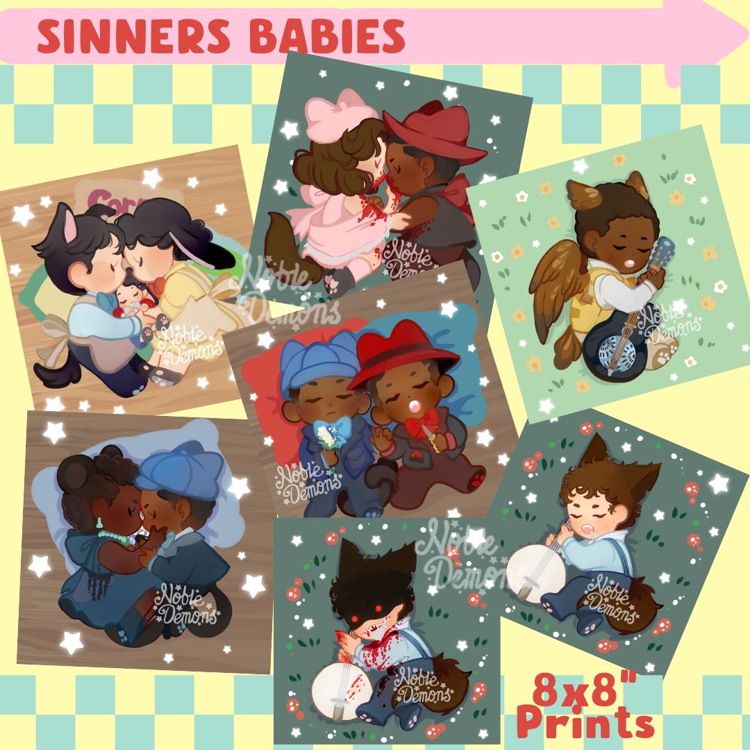 Goodnight Sinners Babies PRINTS – Noble Demons