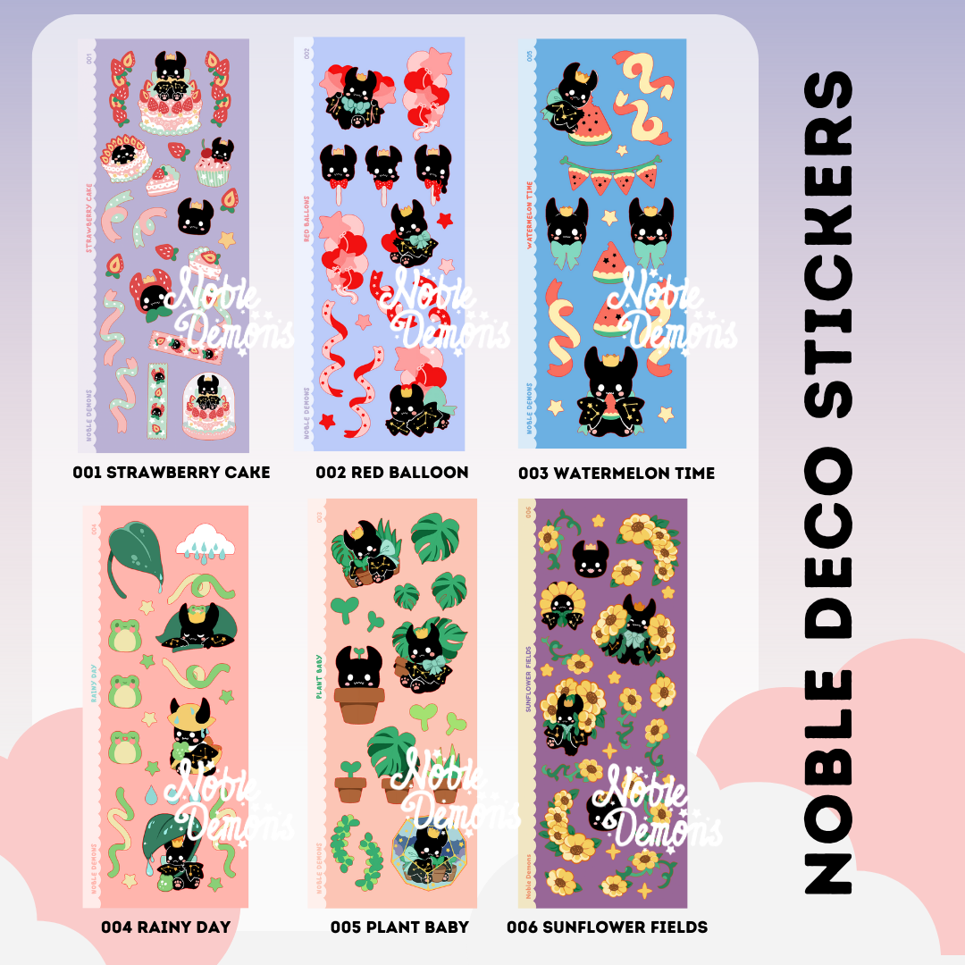 Noble Deco Stickers – Noble Demons