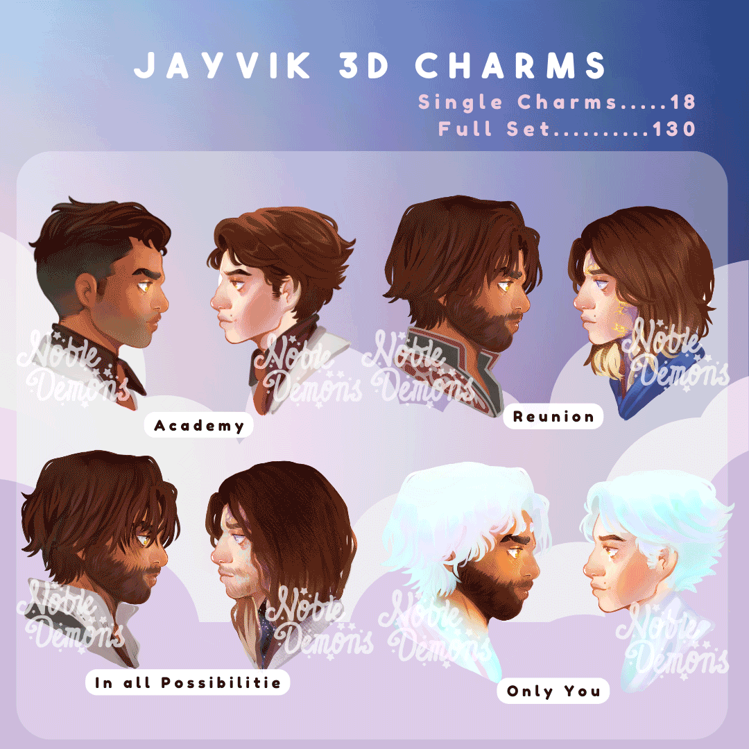 Jayvik 3D Charms – Noble Demons