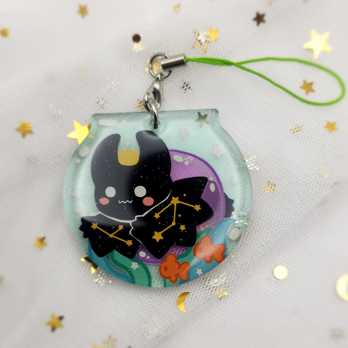 Noble Fishbowl Phone Charm – Noble Demons