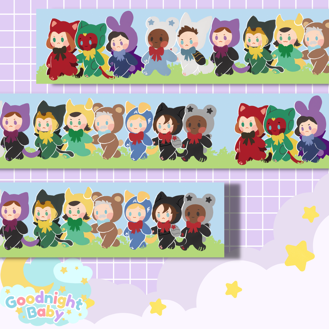 Goodnight Baby Washi Tape – Noble Demons